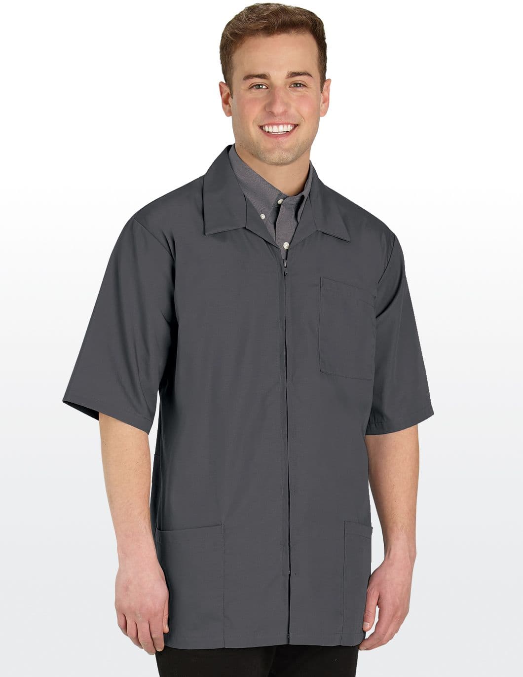 White Swan Mid-Length Men's Lab Coat