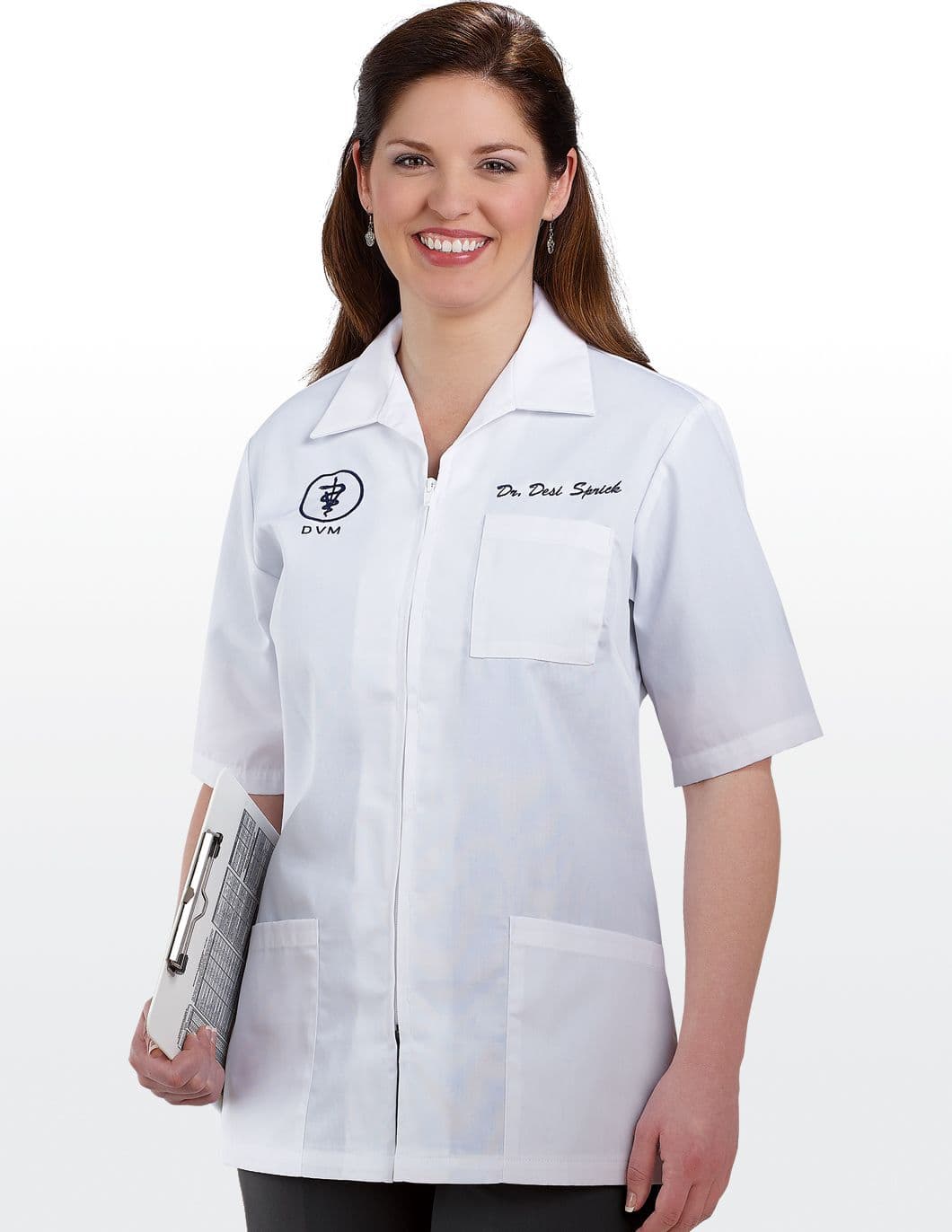 White Cross Men's Doctors Coat TALL