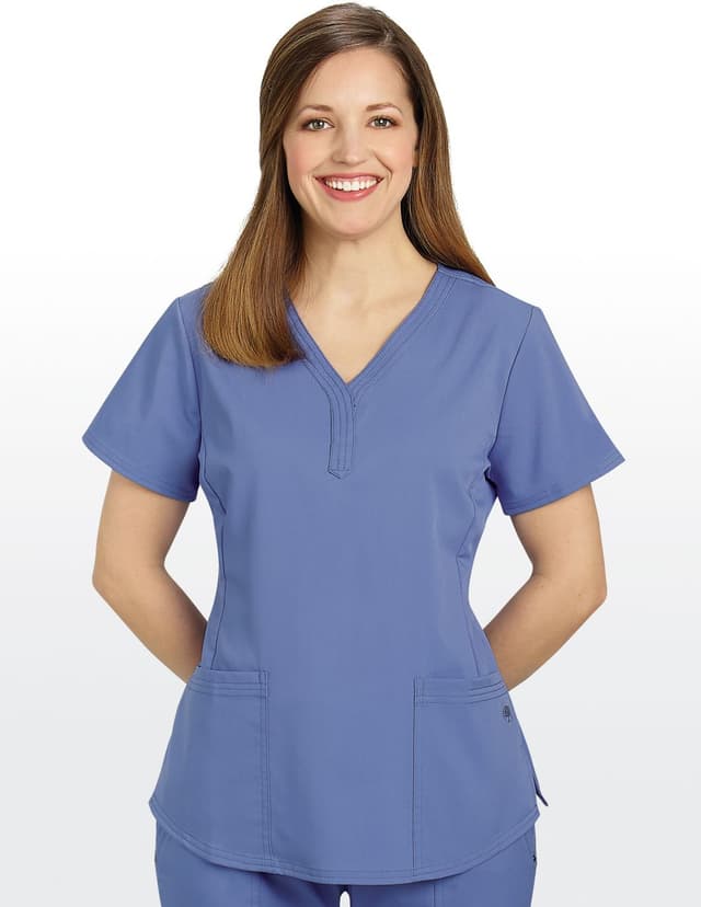 Healing Hands Fashion Stretch Scrub Top