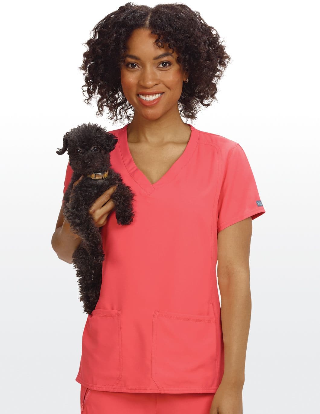 Med Couture Insight Side Pocket Scrub Top