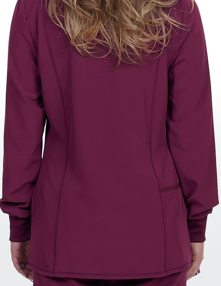 Cherokee Allura Zip Front Warm Up Jacket