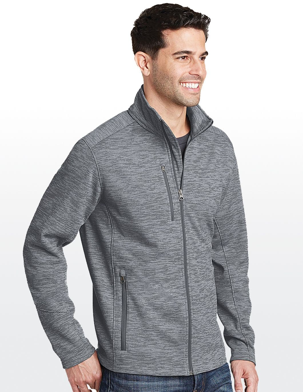 Port Authority Men's Digi Stripe Fleece Jacket