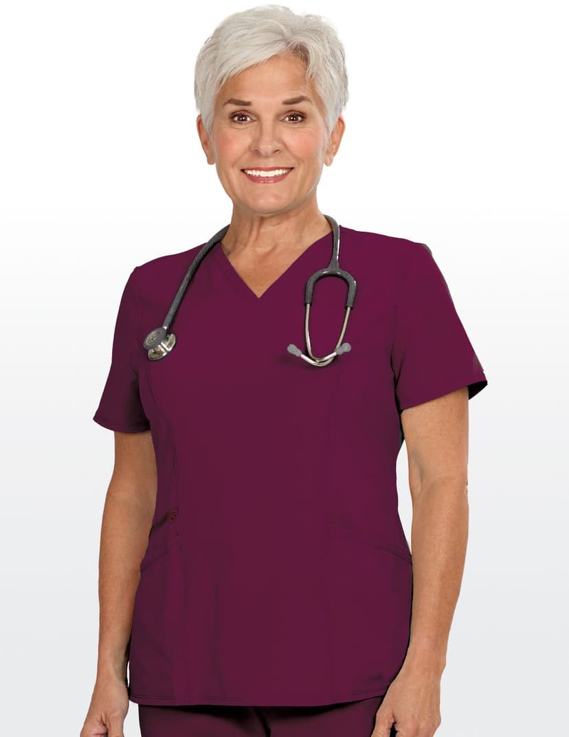 Cherokee Allura Front Seam V-Neck Scrub Top