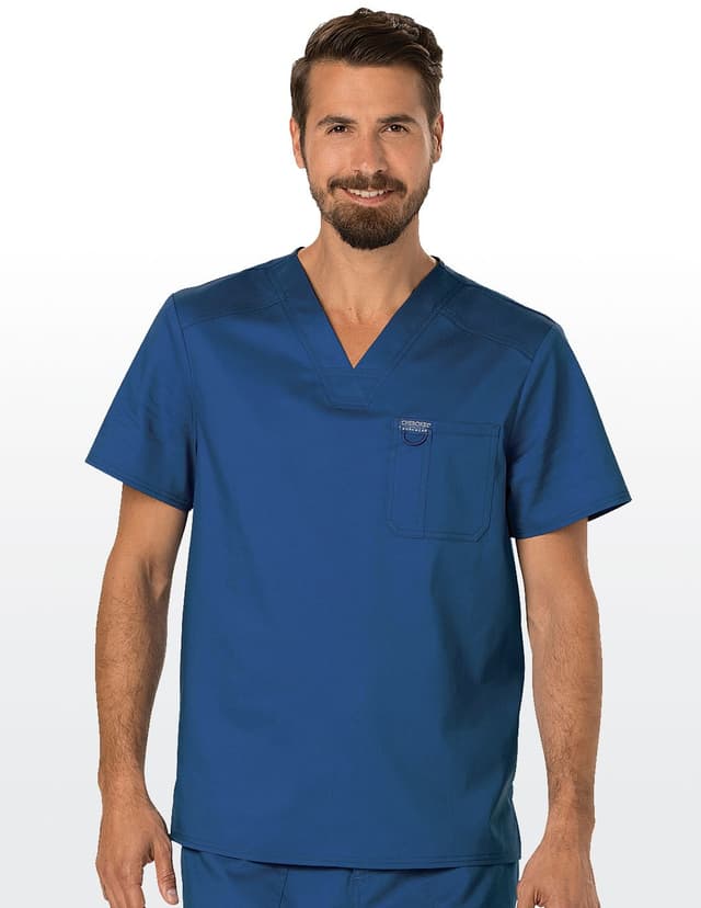 Cherokee Revolution Men's V-Neck Scrub Top
