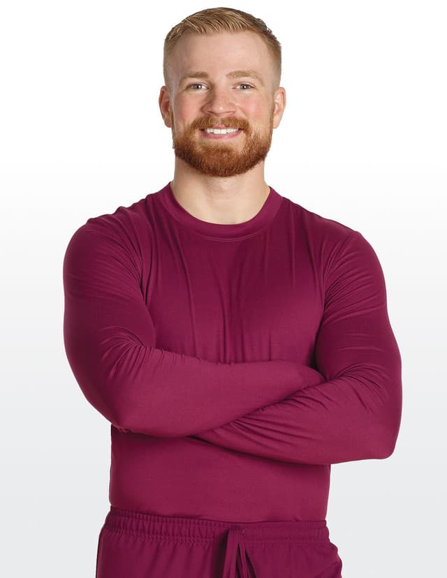 Cherokee Men's Long Sleeve Underscrub T-Shirt