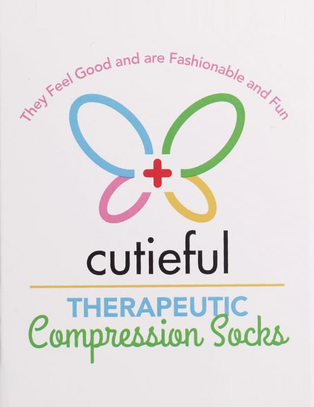 Cutieful Compression Socks 8-15 mmHg Crazy Cats