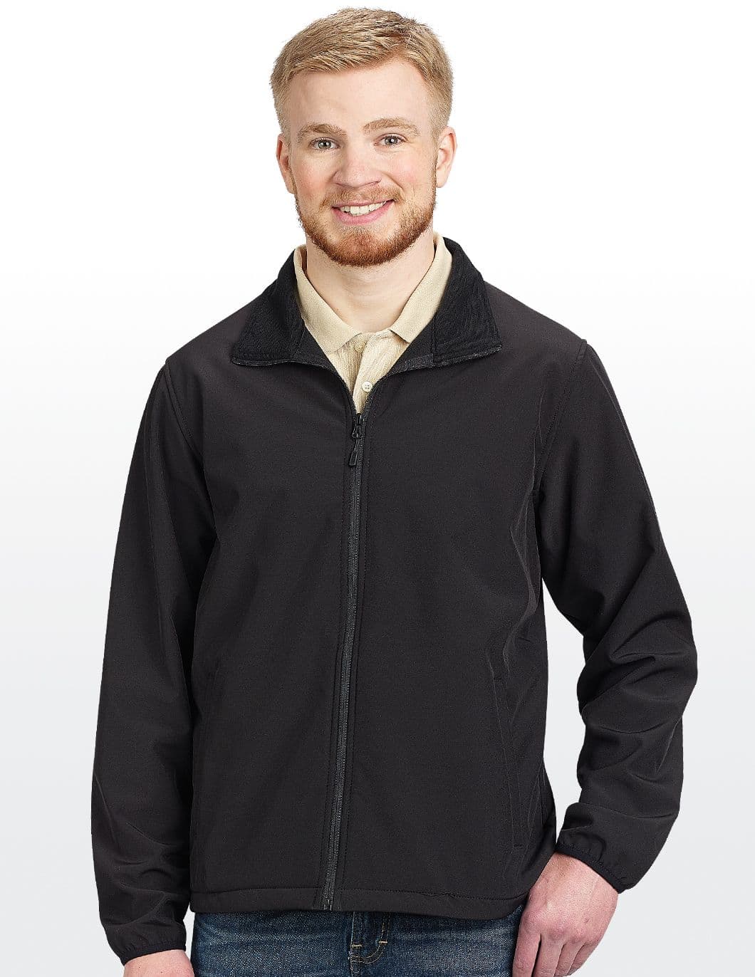 Landway Men's 1/4 Zip Knit Plaid Fleece Pullover