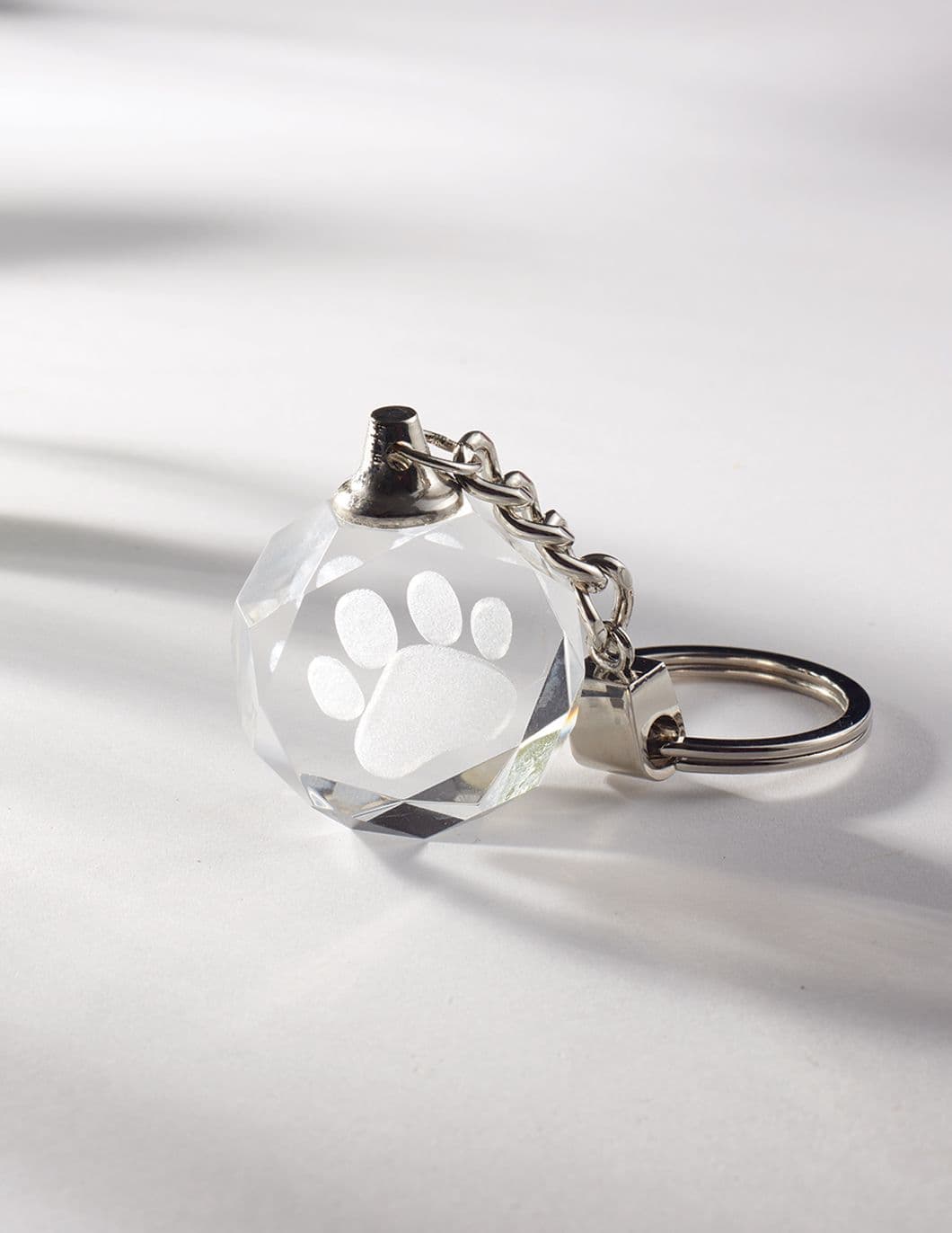 Premium Crystal Paw Keychain
