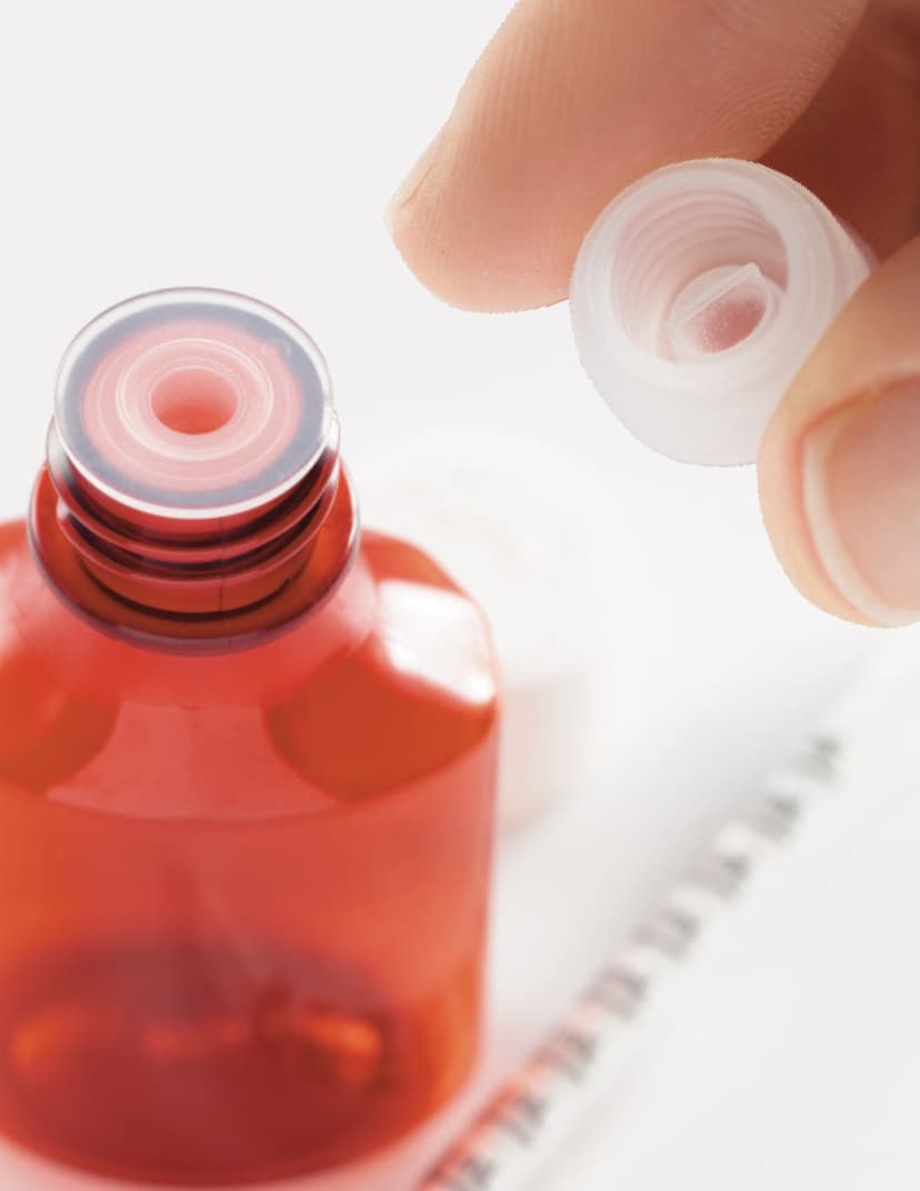 SELF-SEALING Press-In Bottle Adapters 20mm QTY-100